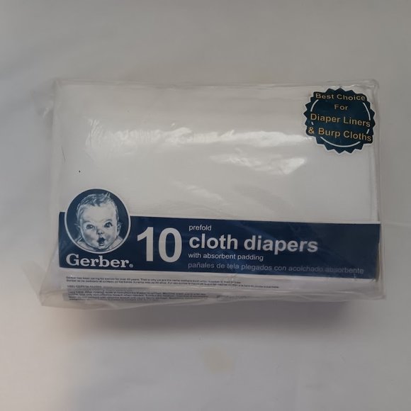 Gerber | Other | Gerber Prefold Diapers Pack | Poshmark